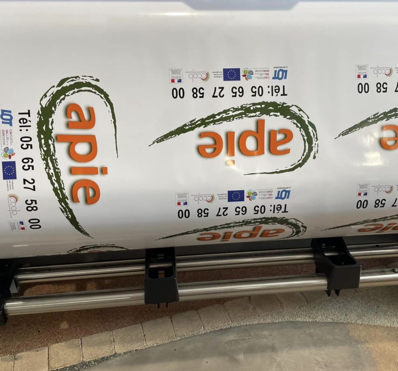 Marquage véhicule APIE - Signal'Éthique 46